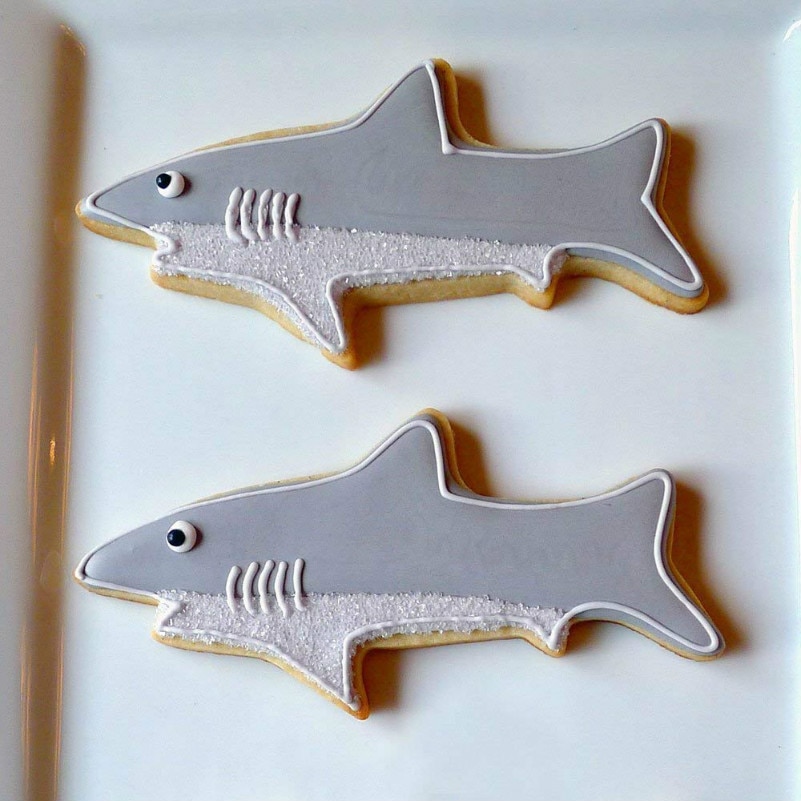 KENIAO Shark Cookie Cutter - 15.5 x 6 CM - Ocean C... – Grandado
