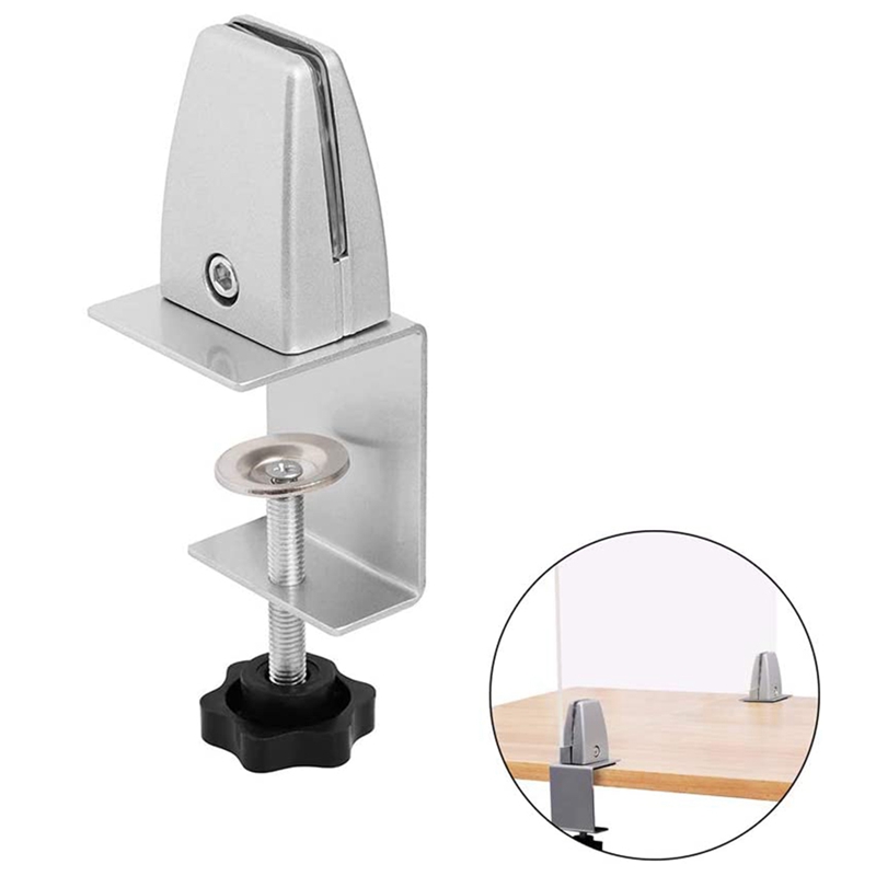 Sneeze Guard Clamp Bracket Desk Partition Clamp fo... – Grandado