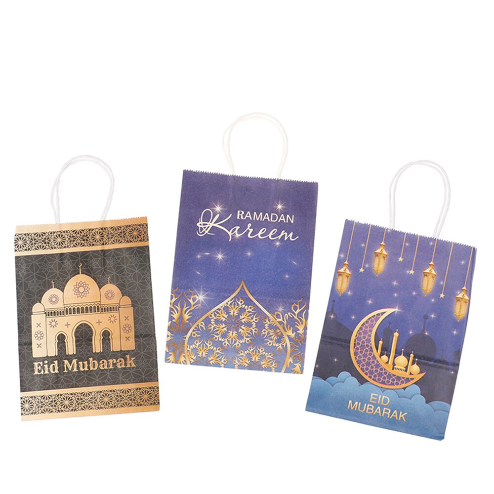 12Pcs Eid Mubarak Tote Bag Commemorate Ramadan Kra... – Grandado