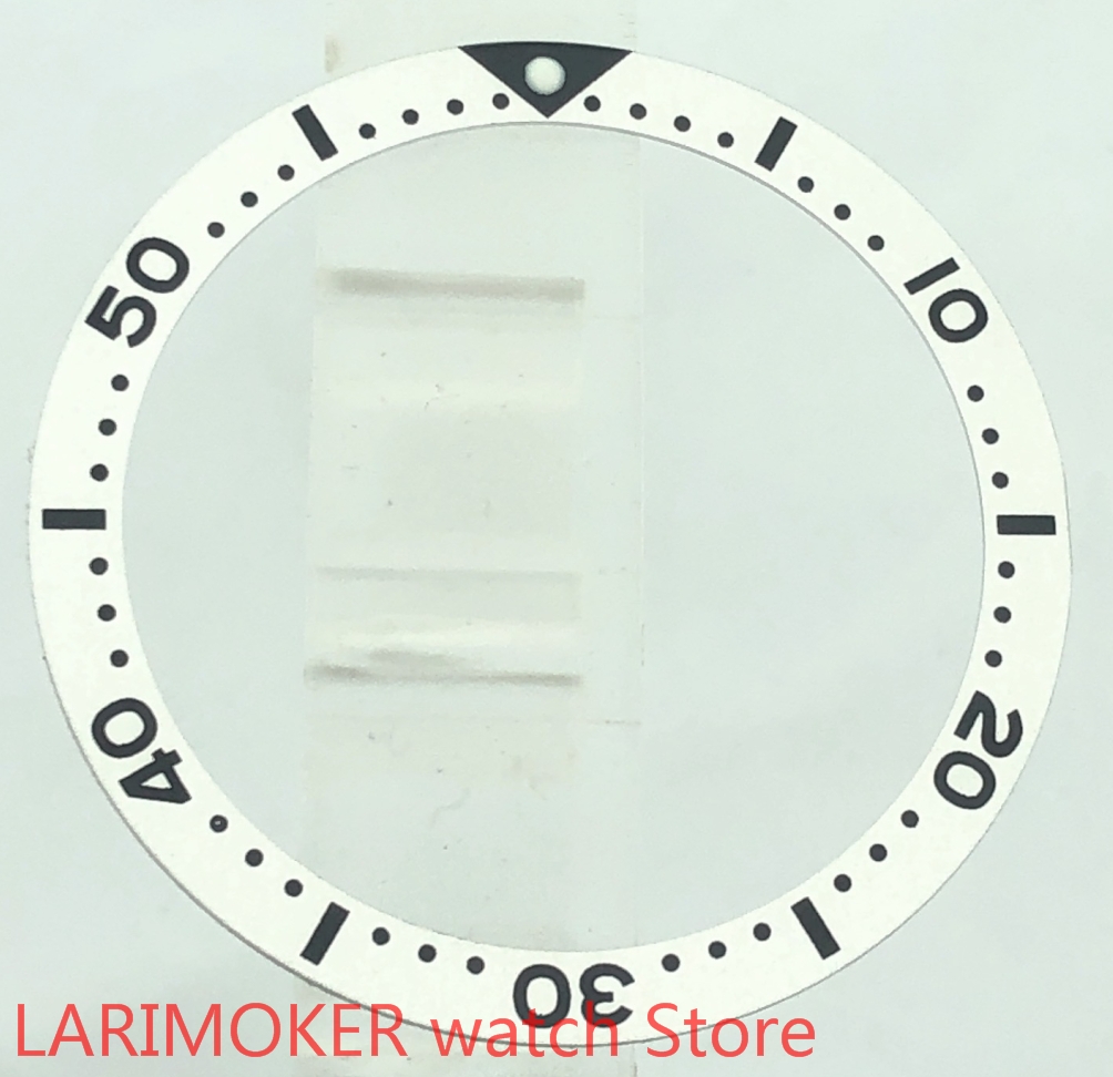 The watch white bezel 39 mm for 45 mm case automat... – Vicedeal