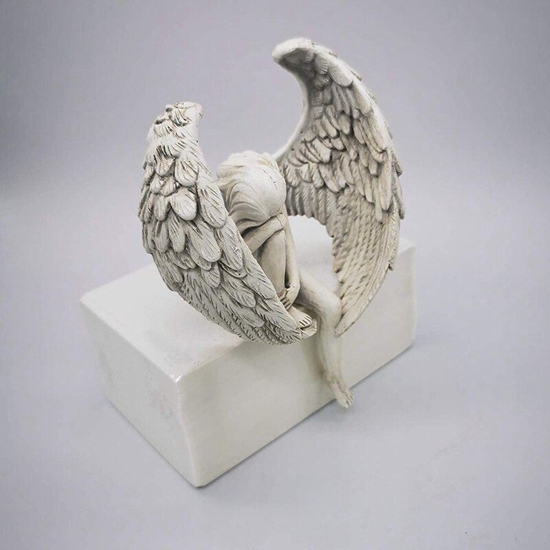 the Angel Statue Redemption Wings Angel Sculpture ... – Grandado
