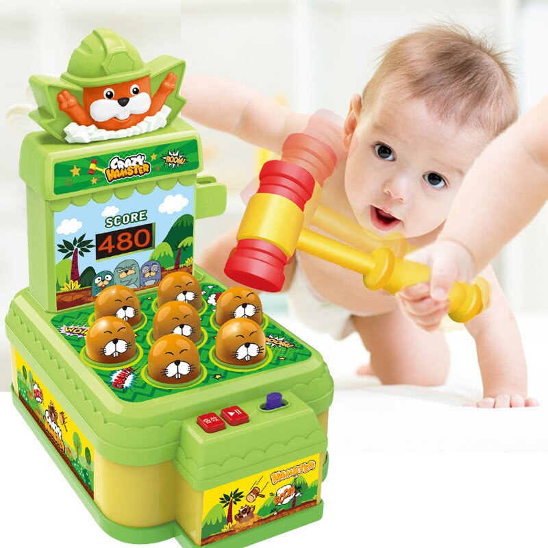 Toy Children'S Happy Playing Hamster Puzzle Light ... – Grandado