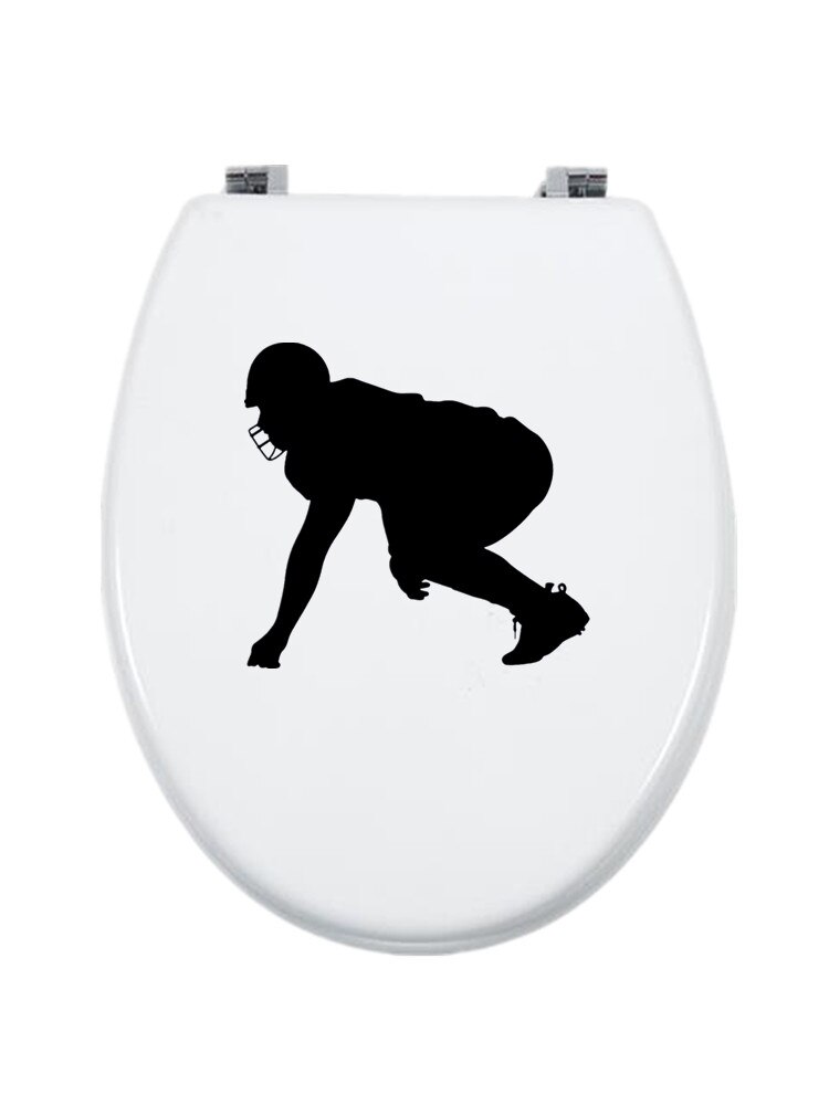 Toilet Stickers Rugby Player Removable One Piece W... – Grandado