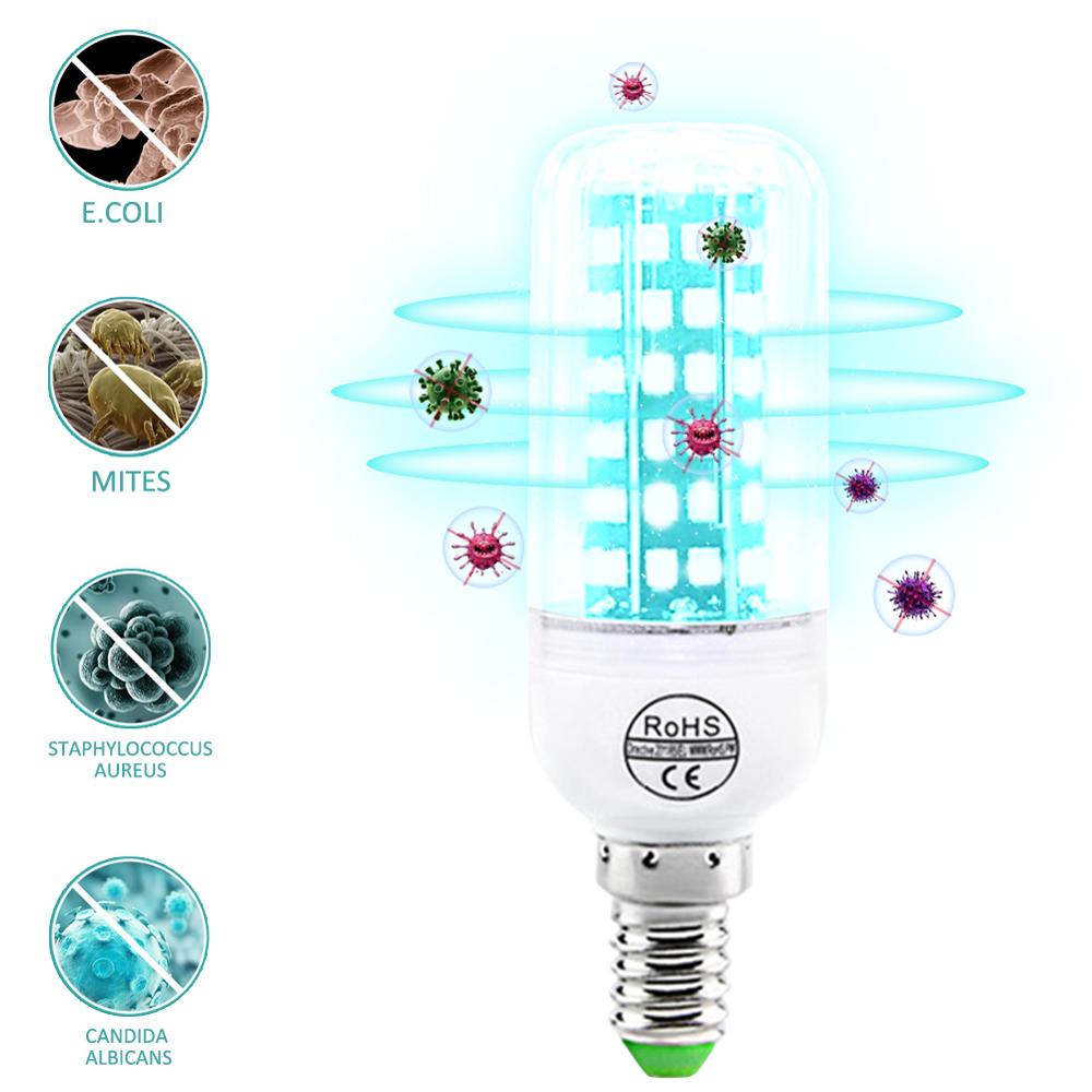 UVC LED-lampe E27 E14 UV 112 Lampe Perlen Desinfec... – Grandado