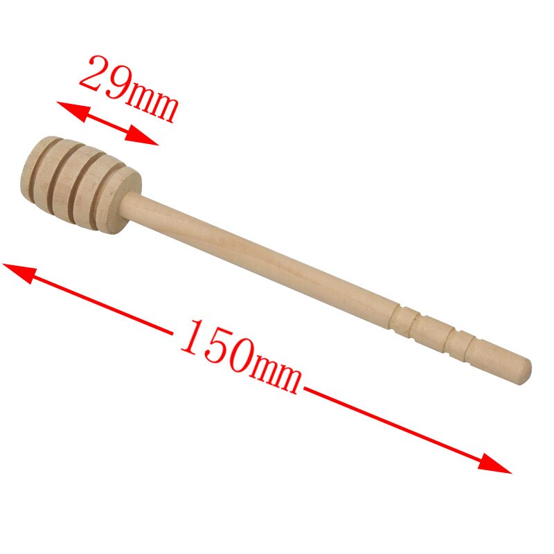 10 Pcs Houten Honing Stok Hout Honing Lepel Roer B... – Grandado