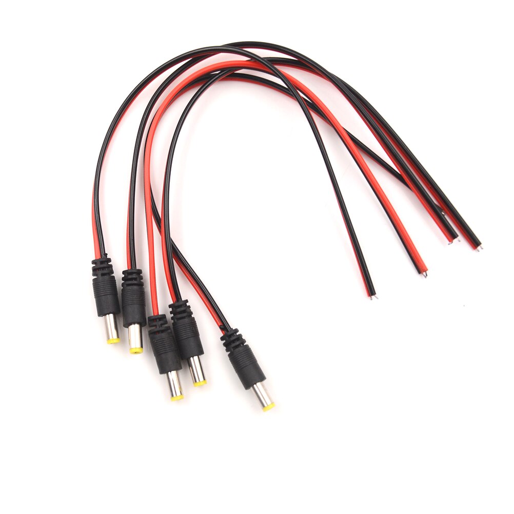 5 stücke 5.5*2,1mm Stecker DC Power Kabel Jack LED... – Vicedeal