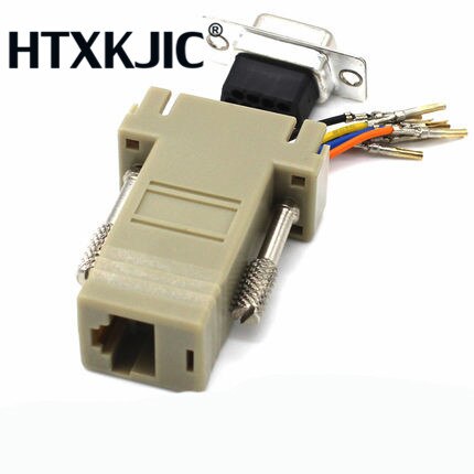 DB9 Female to RJ45 Female DB9 to RJ45 Adapter Conn... – Grandado