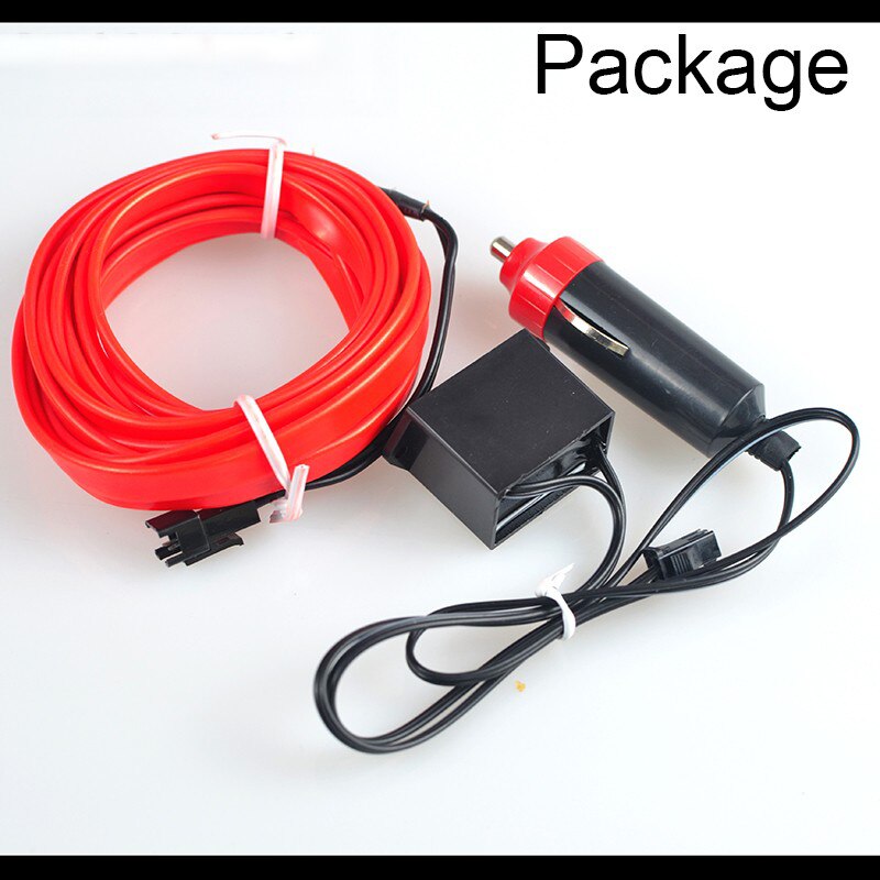 12V Auto LED EL Draad Strips Waterdichte Flexibele... – Vicedeal