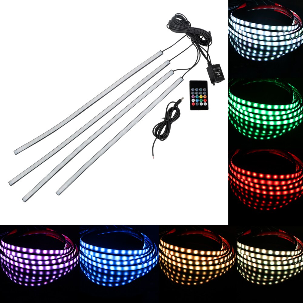 LEEPEE 4x8 Auto LED Strip Neon LED Car Bottom Ligh... – Grandado