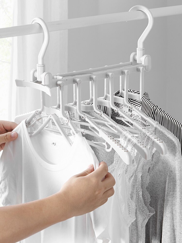 Magic multi-function magic hanger folding multi-storey provincial ...