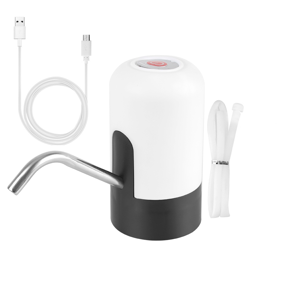Automatisk vattendispenser med blått led-ljus usb-... – Vicedeal