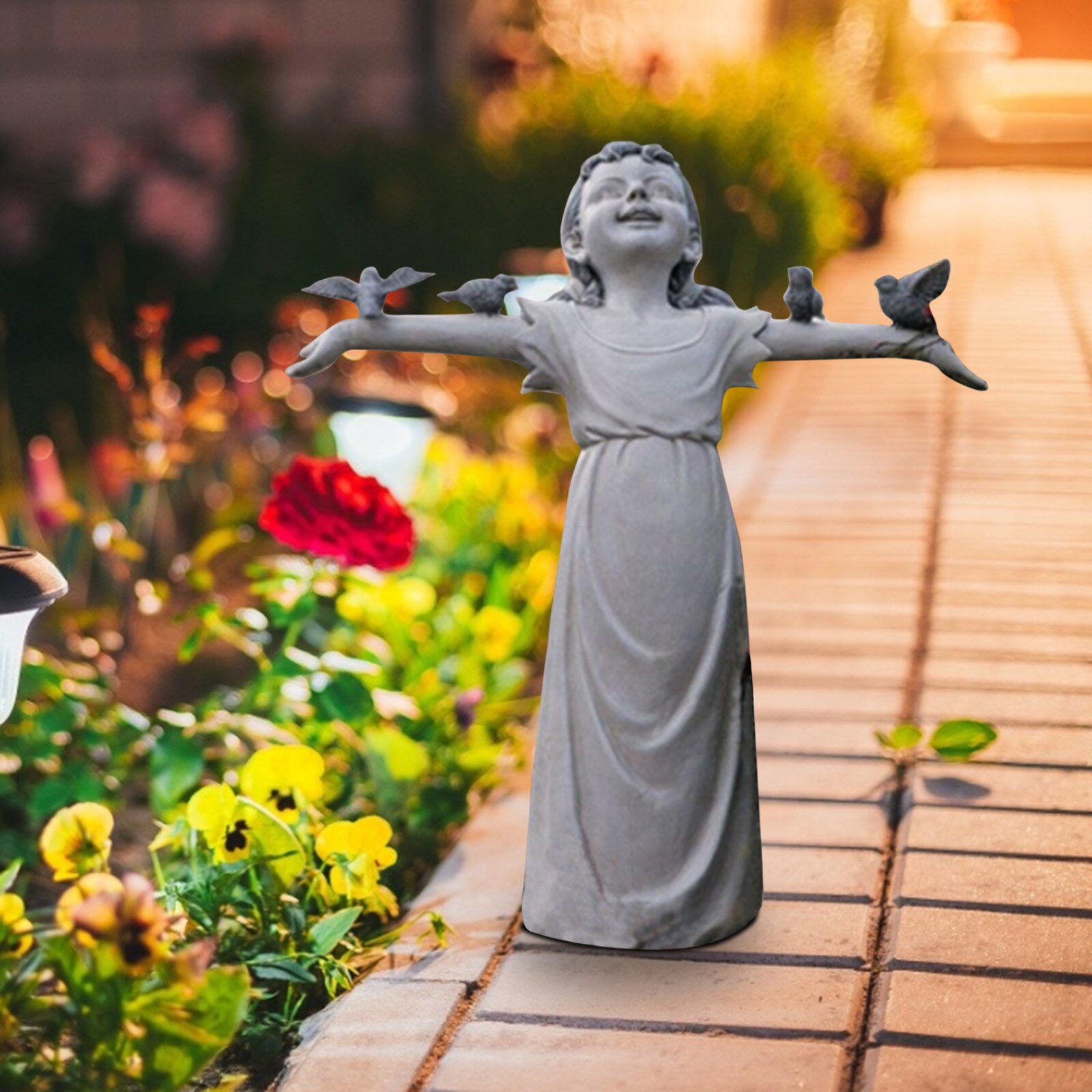 Little Girl Garden Statue Felicity Sculptures Cour... – Grandado