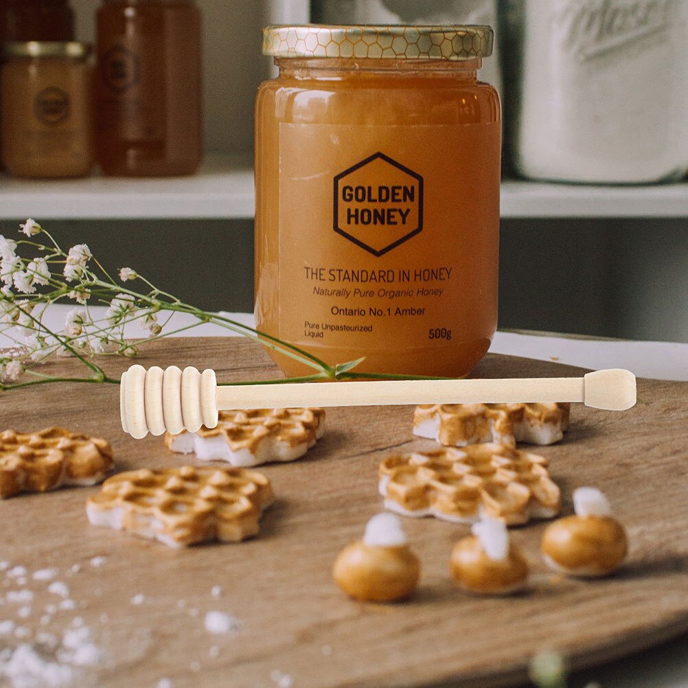 20Pcs Simple Honey Sticks Honey Whisking Rods Hous... – Grandado