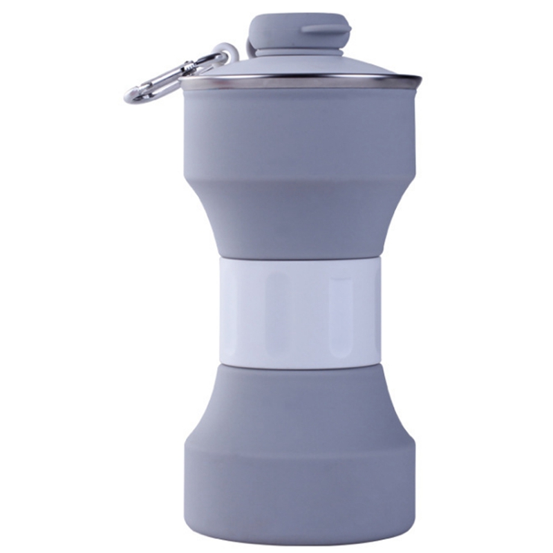 650ML Folding Sports Water Bottle Folding Cup Hand... – Grandado