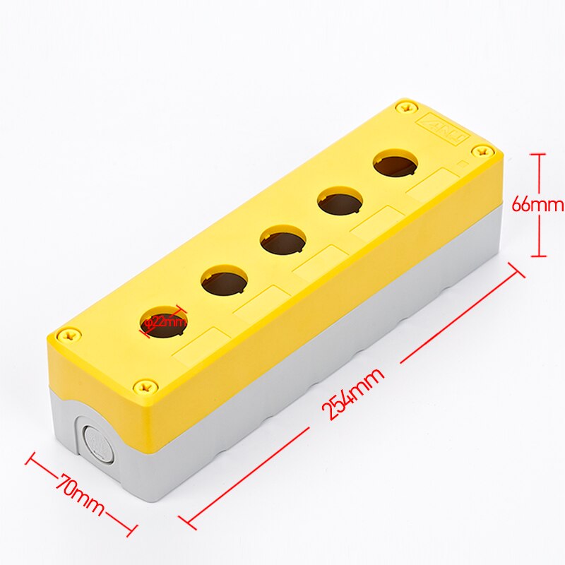 Waterproof PC+ABS 5 Hole Control Box Yellow/Gray I... – Vicedeal