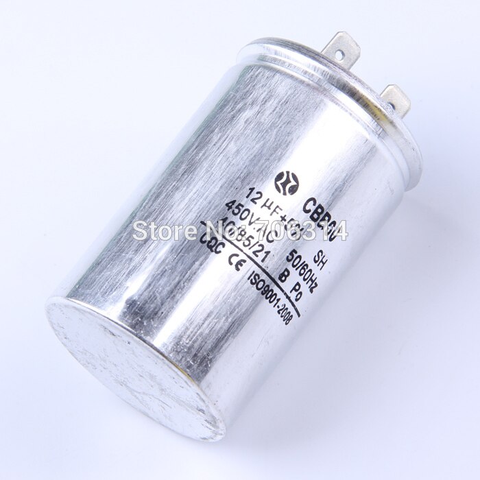 CBB60 450V 12uF running start capacitor 2 pins gas... – Grandado
