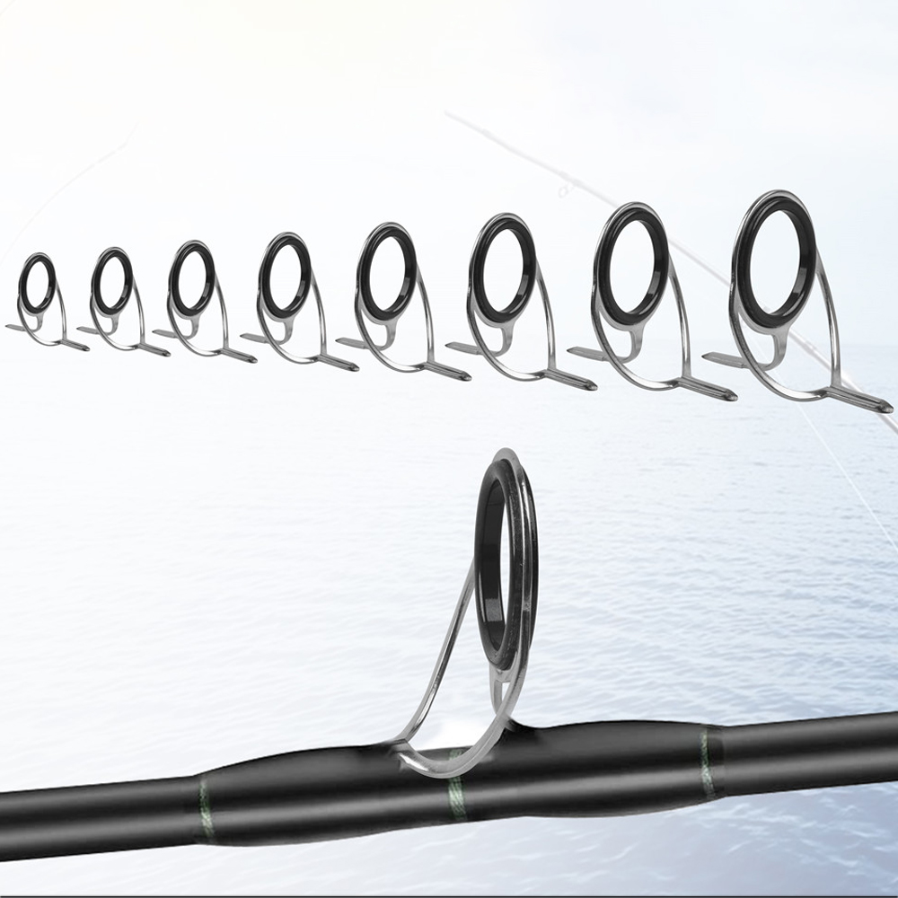 Fishing Rod Rings Repair Kit Fishing Rod Guides Re... – Vicedeal