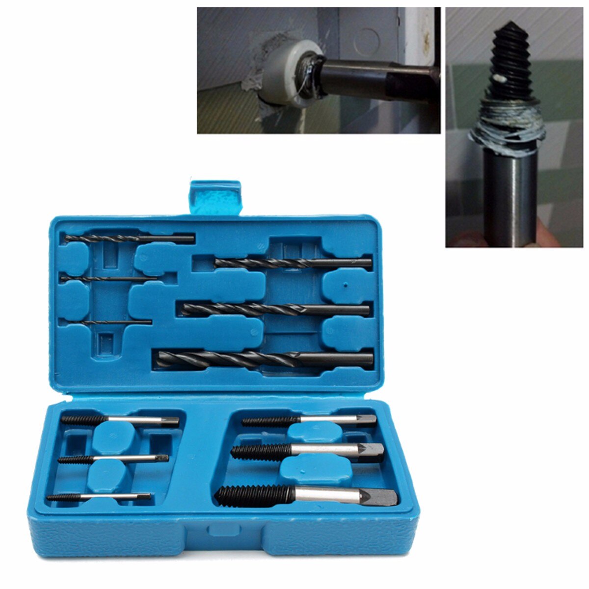 12pcs Screw Extractor Tool Kit Drill Bit Set Broke... – Vicedeal