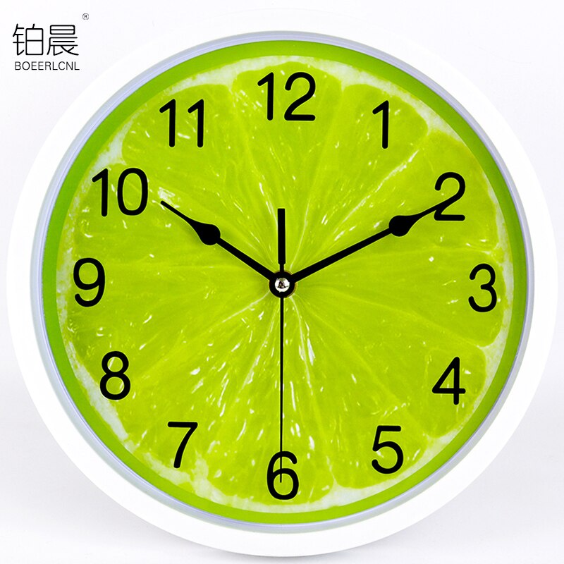 Wall Clock Modern Simple Rustic Green Wall Clock E... – Grandado