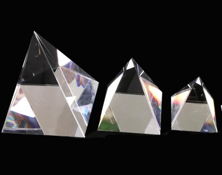 Crystal piramide glazen lens Polyhedral prisma reg... – Vicedeal
