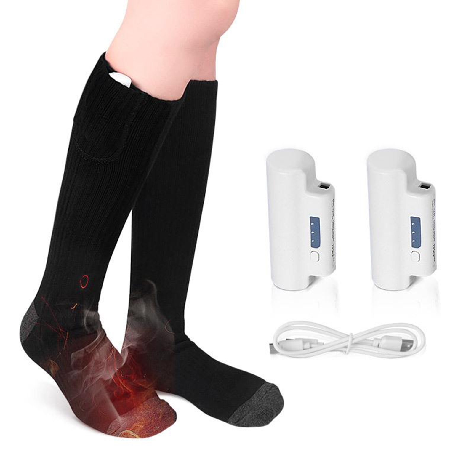 Heated Socks Electric Rechargeable Batteries Socks... – Grandado