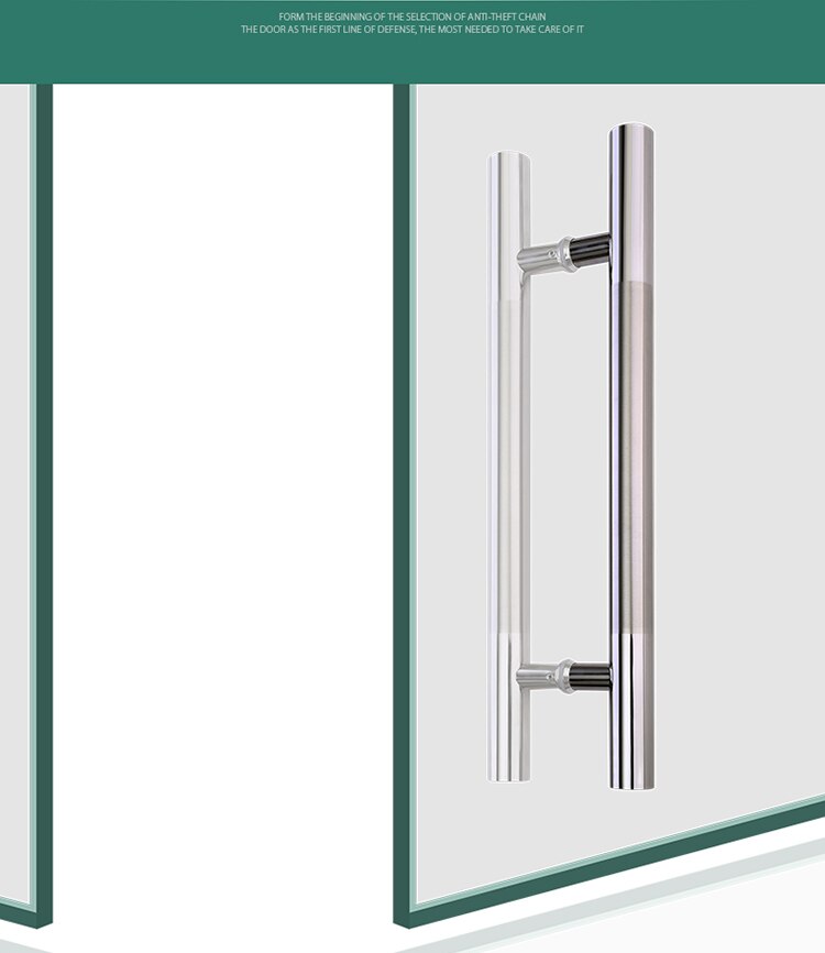 Stainless Steel Pull Push Door Handle For Wood Gla... – Grandado