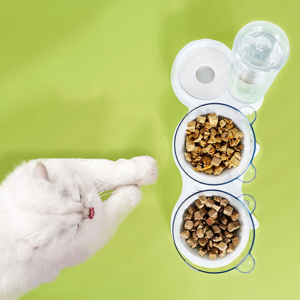 2.2L Pet Hond Kat Automatische Feeder Kom 2 In 1 K... – Grandado