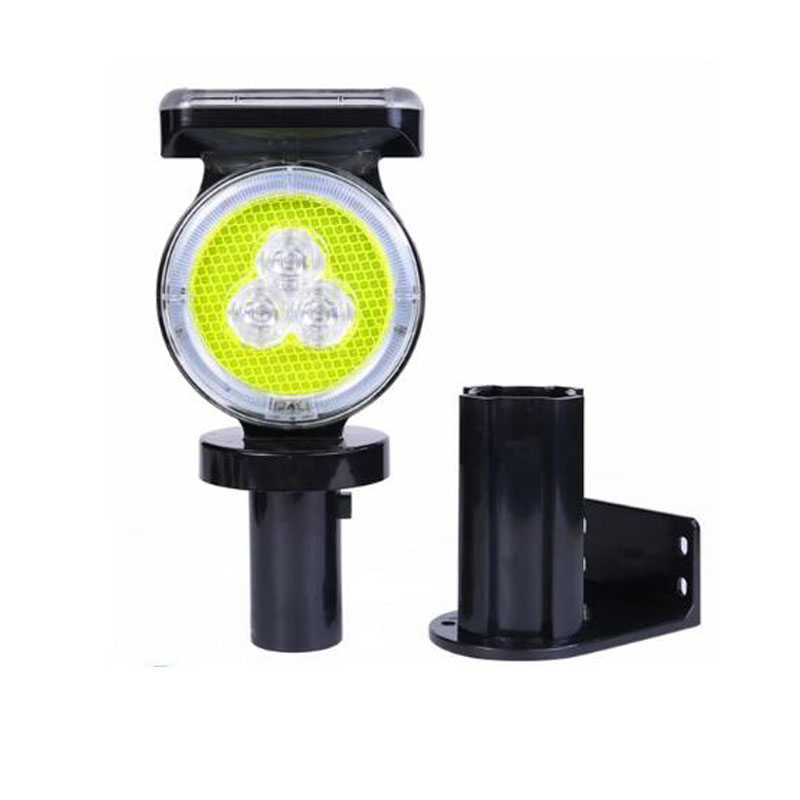 Synchron Blinkende LED Solar-Warn Licht für Verkeh... – Grandado