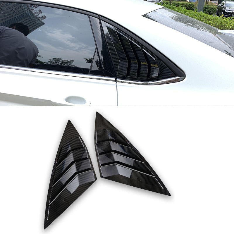 Rear Window Triangular Carbon Fiber Window Blinds ... – Grandado