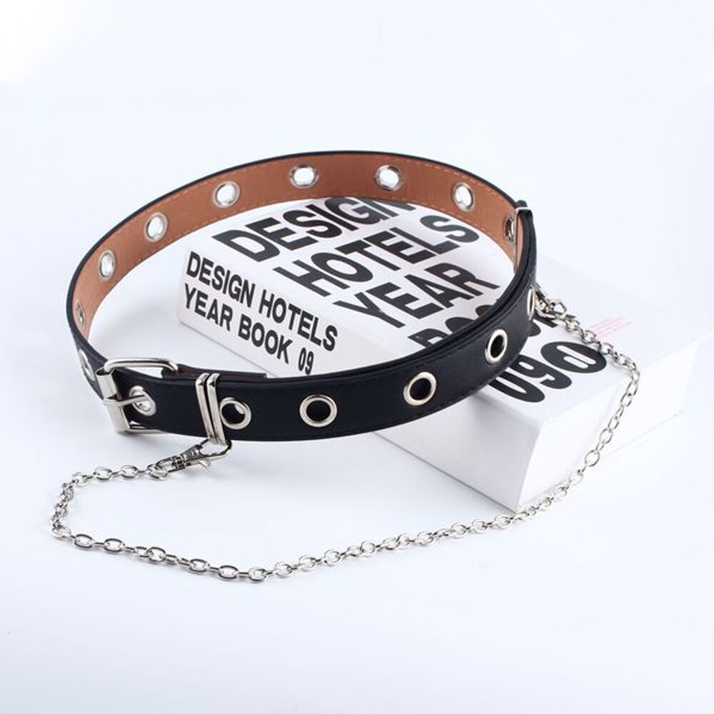 Double Row Hole Belt for Men Women Punk Style Wais... – Vicedeal