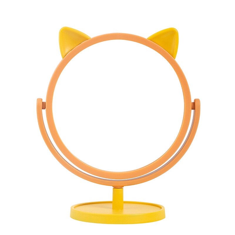 Cute Cat Ear Mirrors Desktop Round Makeup Beauty I... – Vicedeal