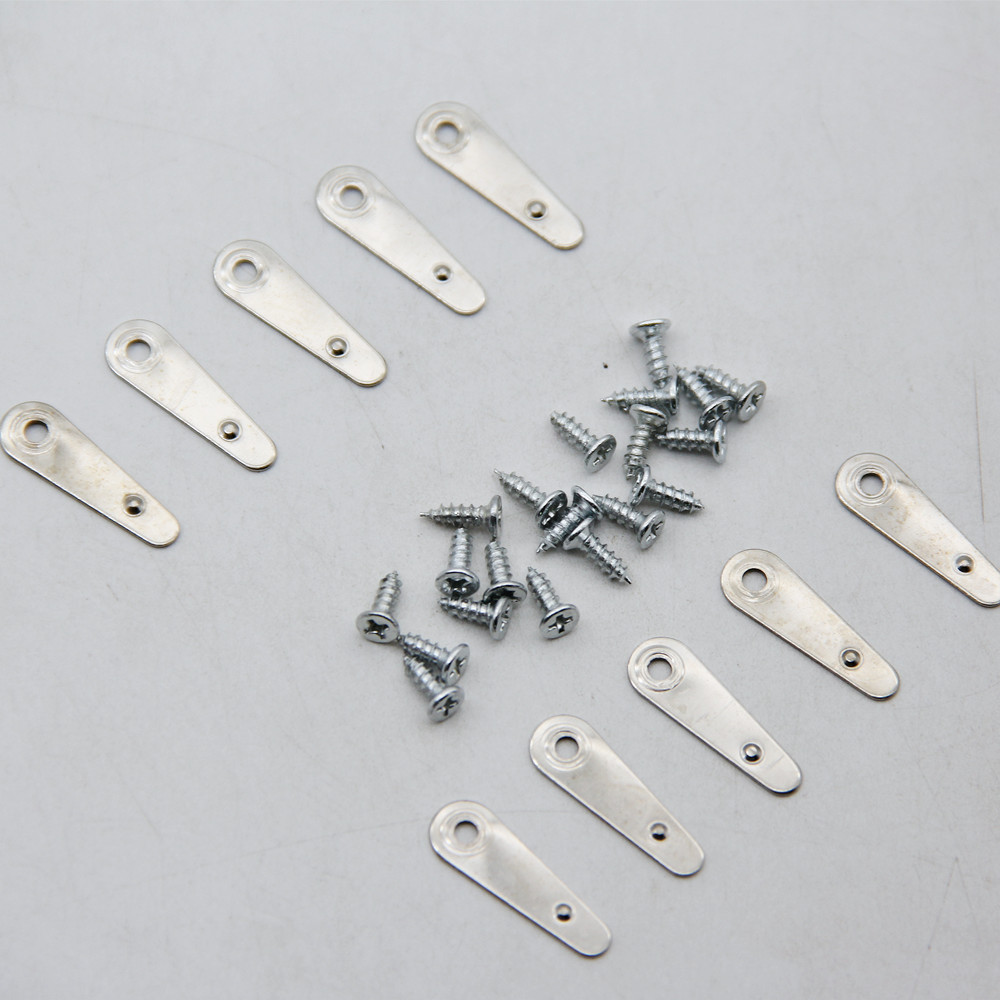 50Set Silver Metal Hooks Fixing Brads Mirror Pictu... – Grandado
