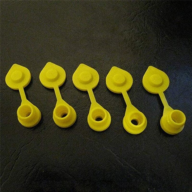 5 x Replacement Black Vent Caps Red/Yellow/Black F... – Grandado