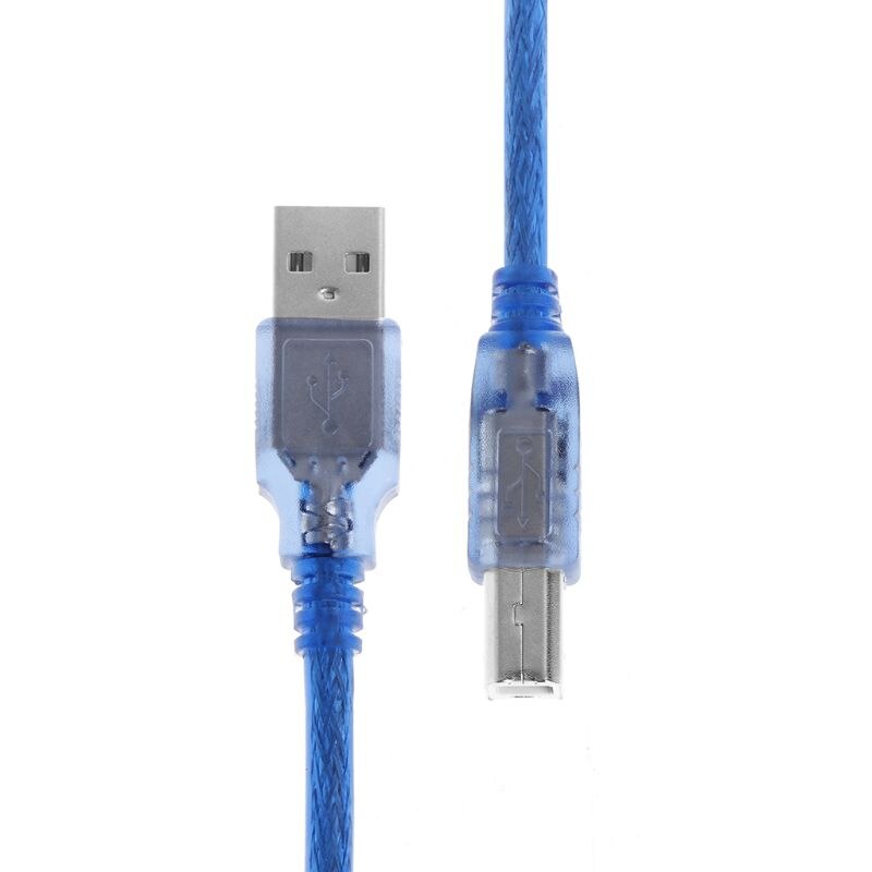 High Speed Transparent Blue USB 2.0 Printer Cable ... – Grandado