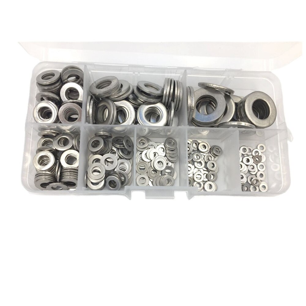 250 st bil lastbil rostfritt stål plattbrickor sor... – Grandado