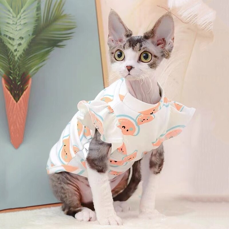 Luxe Sphynx Kat Kleding Zomer Hond Fancy Dress Voo... – LovingPrices