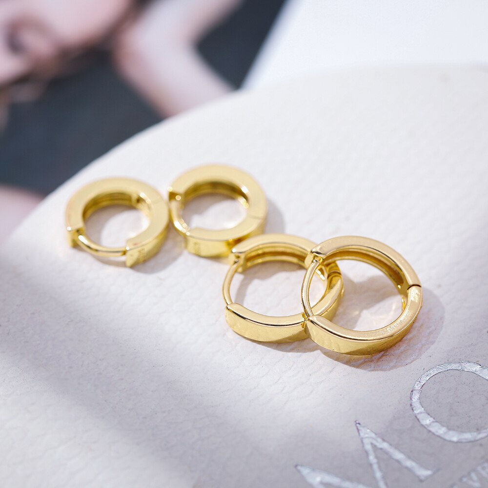 Minimalist Gold Color Small Hoop Earrings for Wome... – Grandado