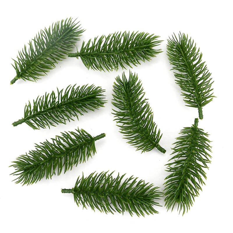 20 kpl 10cm keinotekoista kasvia männyn oksat joul... – Grandado