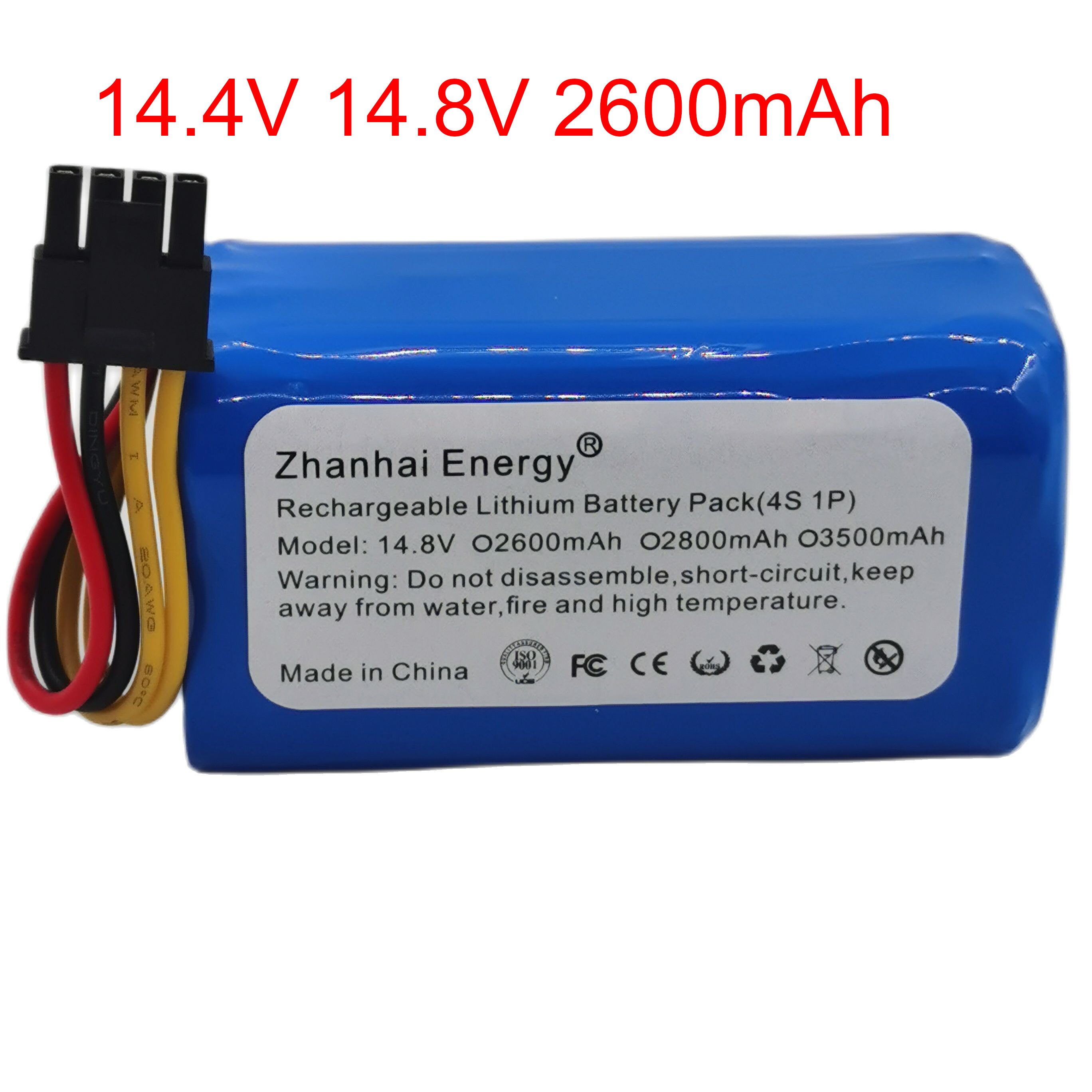 14.4V 14.8V 2600Mah 2800Mah 3500Mah Li-Ion Oplaadb... – Grandado