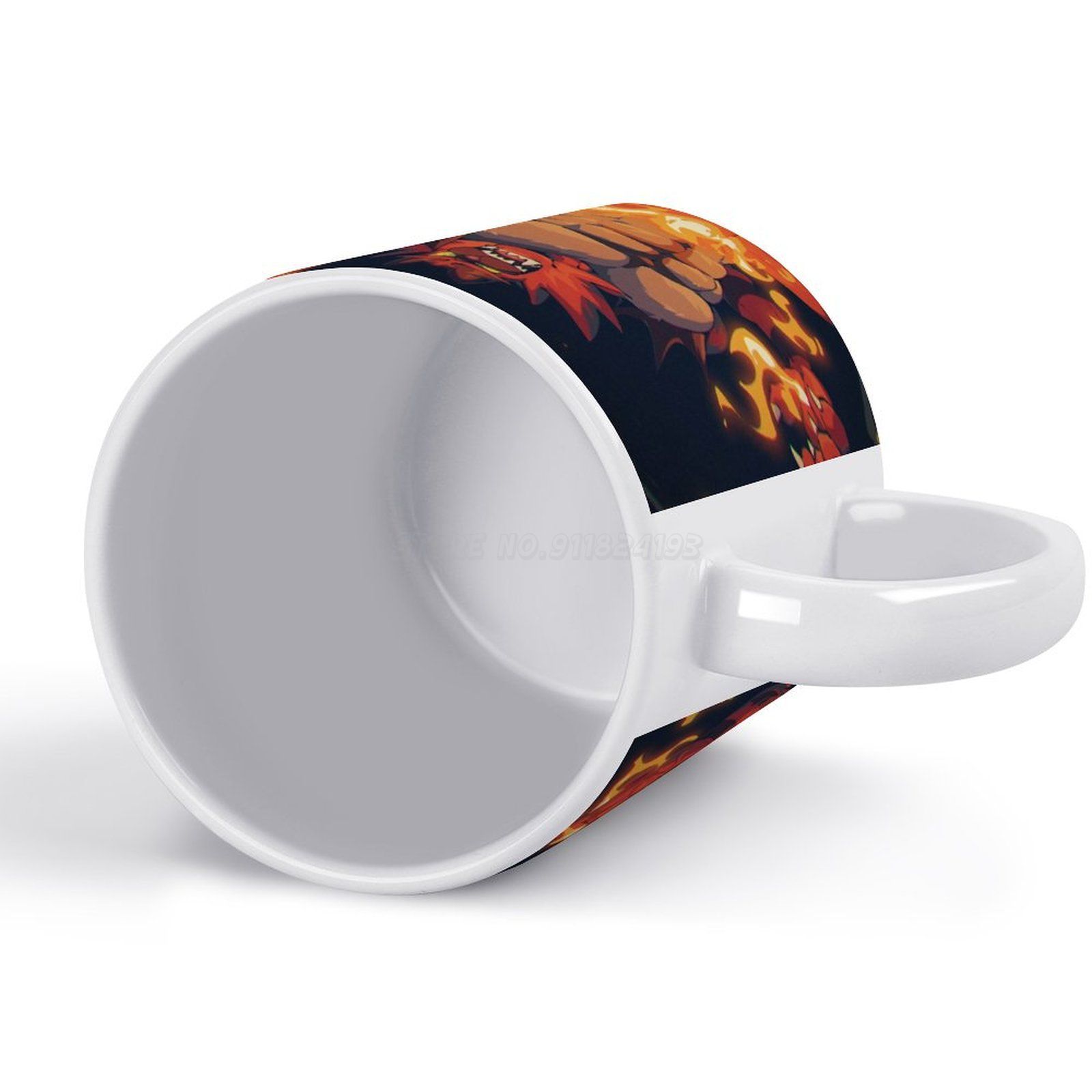 Incineroar White Mug Ceramic Mug Mug Anthro Claws ... – Grandado