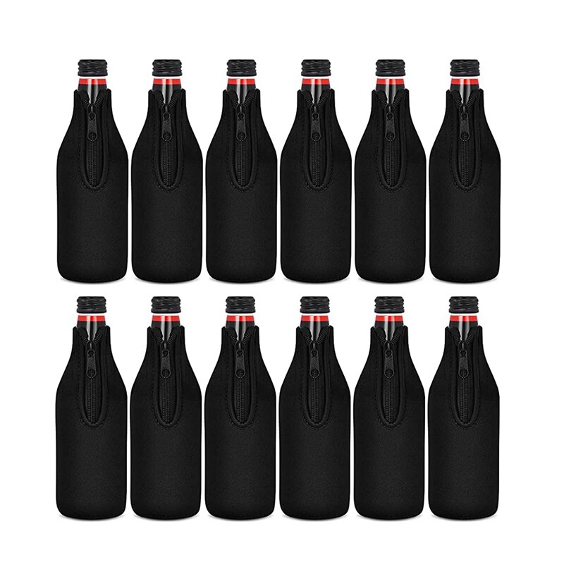 Bierfles Koeler Mouwen Houd Drankje Koud Zip-Up Ex... – Vicedeal