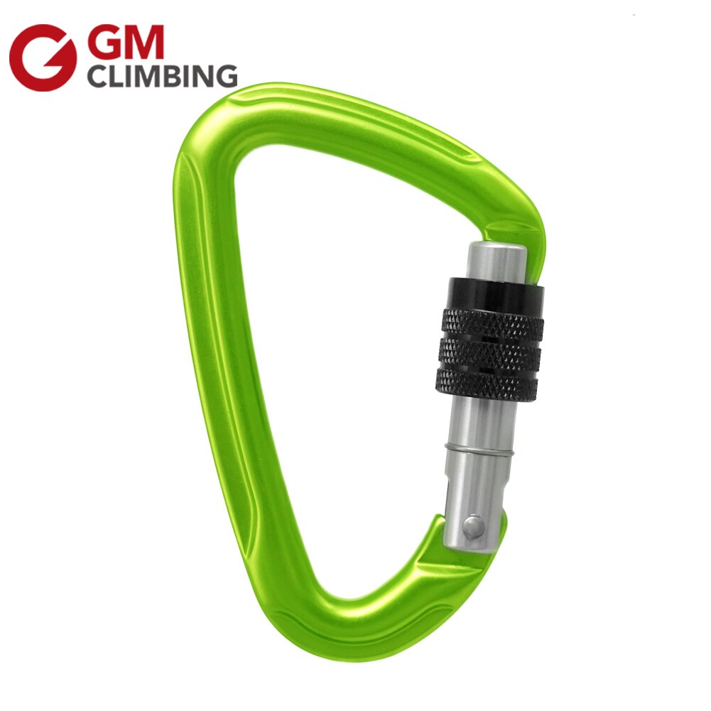GM CLIMBING D Carabiner 24kN CE / UIAA Screw Locki... – Vicedeal