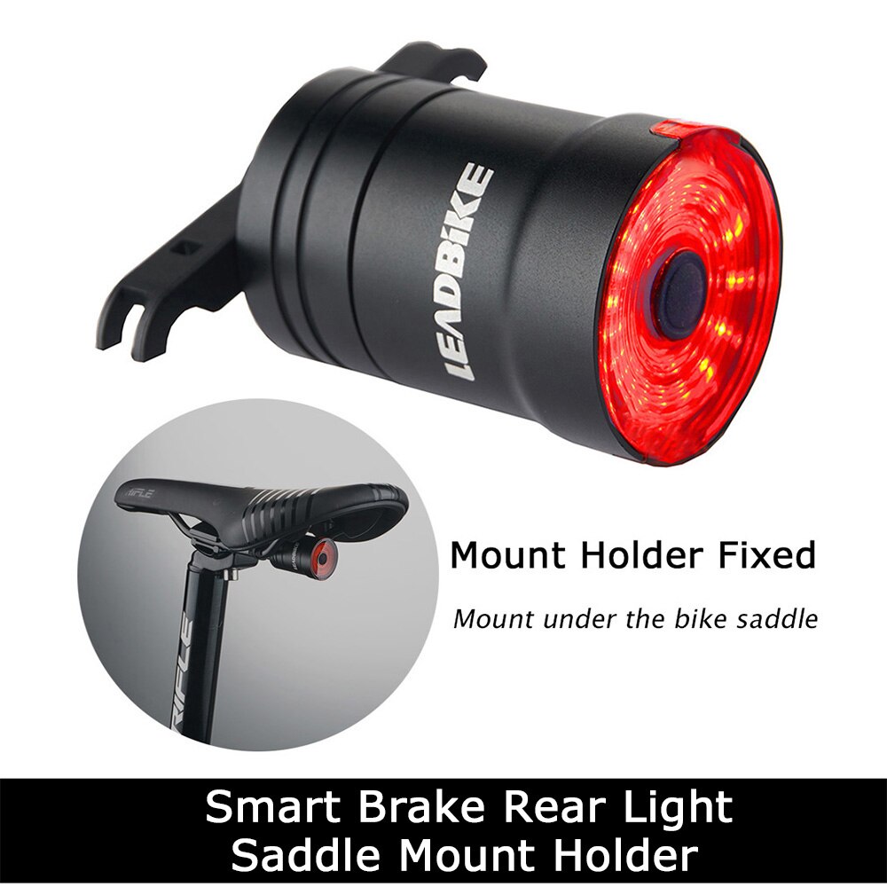 LEADBIKE Smart USB Chargeable Traffic Tail Light B... – Grandado