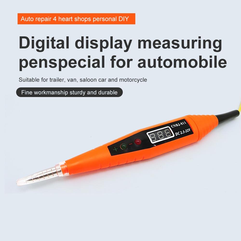 25-32V Car Digital Circuit Tester Pencil Electrica... – Grandado