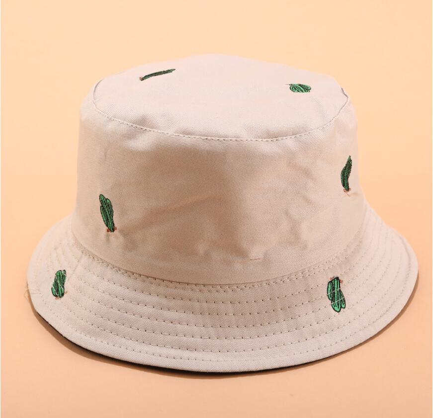 Reversibel 4 farver cactus bucket hat unisex chape... – Grandado