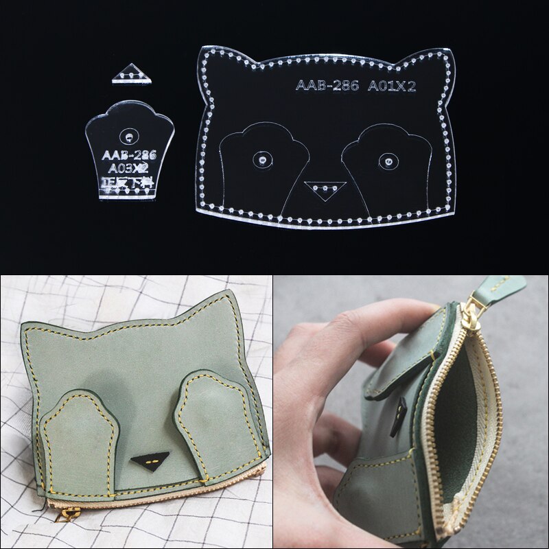 1pcs Handmamde Coin Purse Acrylic Template Leather... – Vicedeal