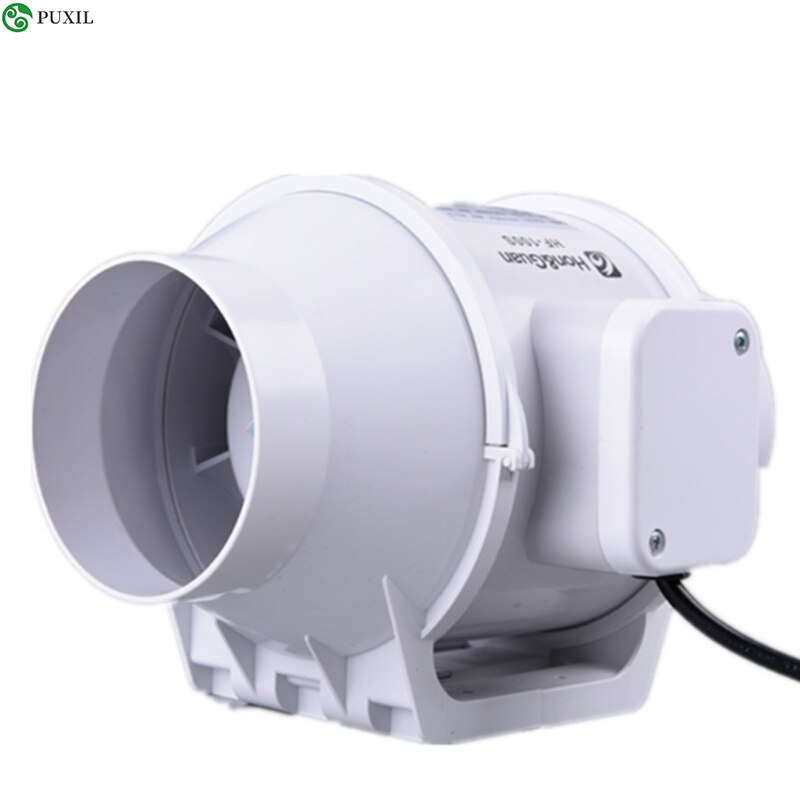 Round duct fan 100 kitchen fumes 4 inch extractor ... – Grandado