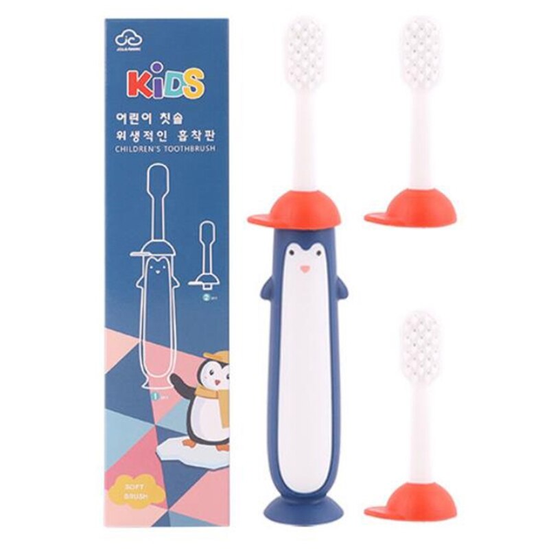 Lovely Cute Penguin Soft Bristle Toothbrush for Ki... – Vicedeal