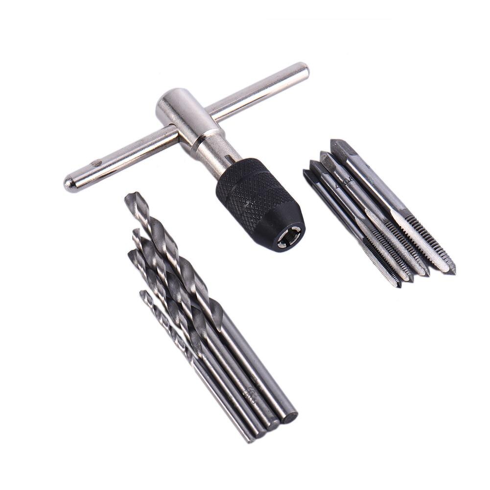 9PCS/Set Black Silk M3-M6 T-type Hand Tap Wrench S... – Grandado
