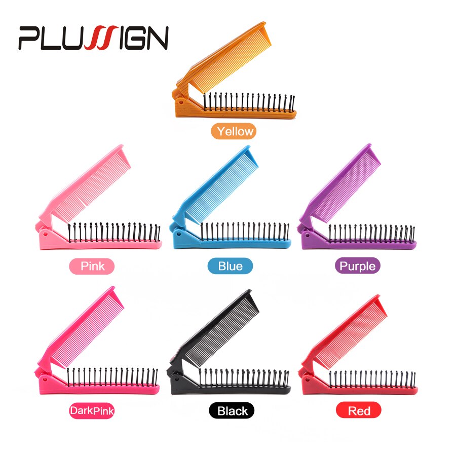 Plussign Black Folding Portable Travel Combs Foldi... – Grandado